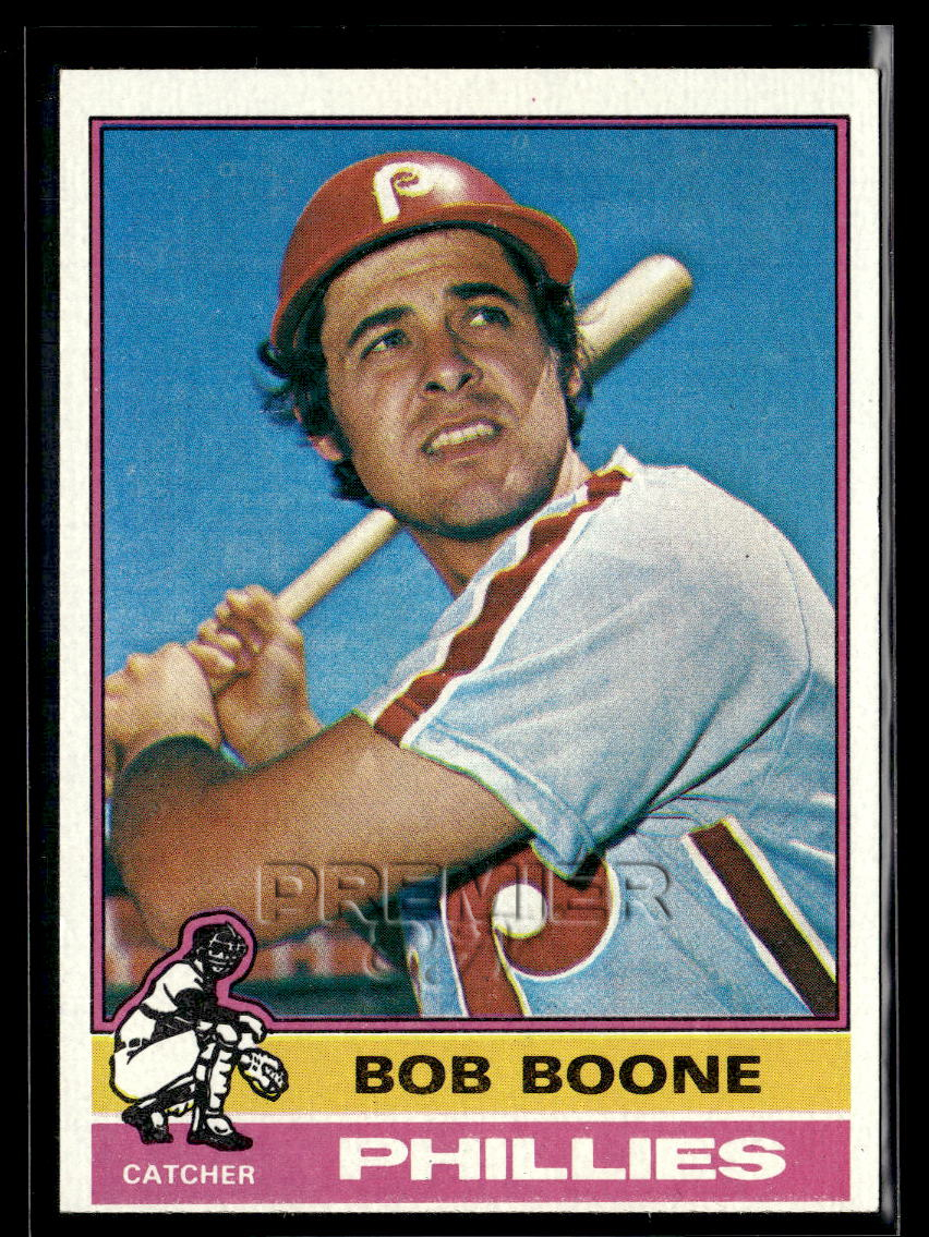 1976 Topps #318 Bob Boone - Premier OJV